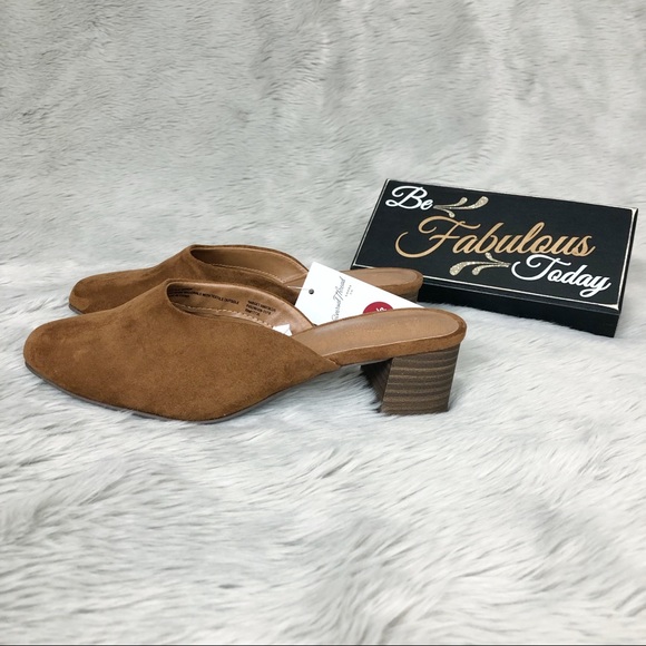 Universal Thread | Shoes | Universal Thread Womens Avianna Heeled Mules ...